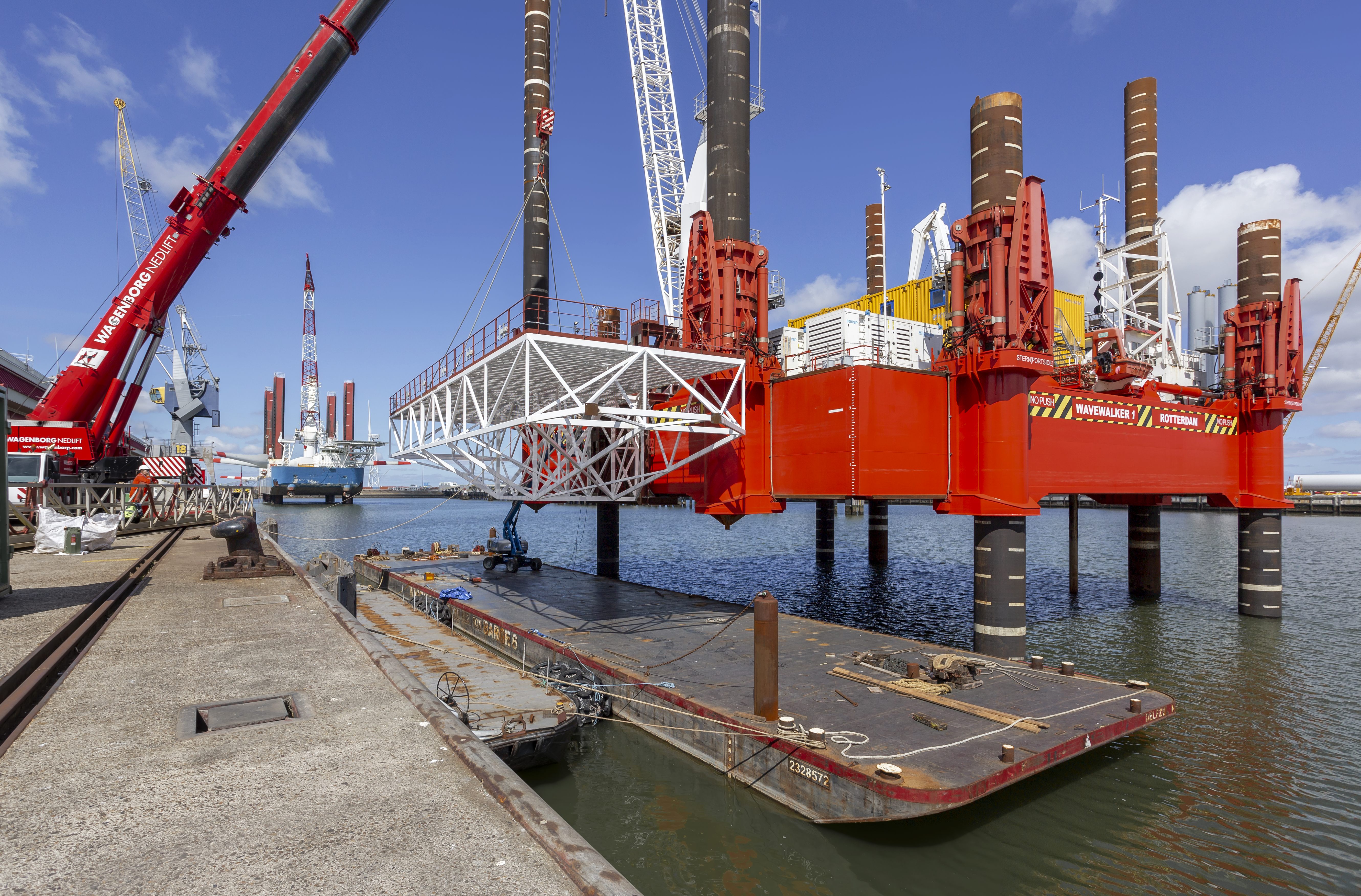 Wagenborg supports mobilization WaveWalker in base port Eemshaven ...