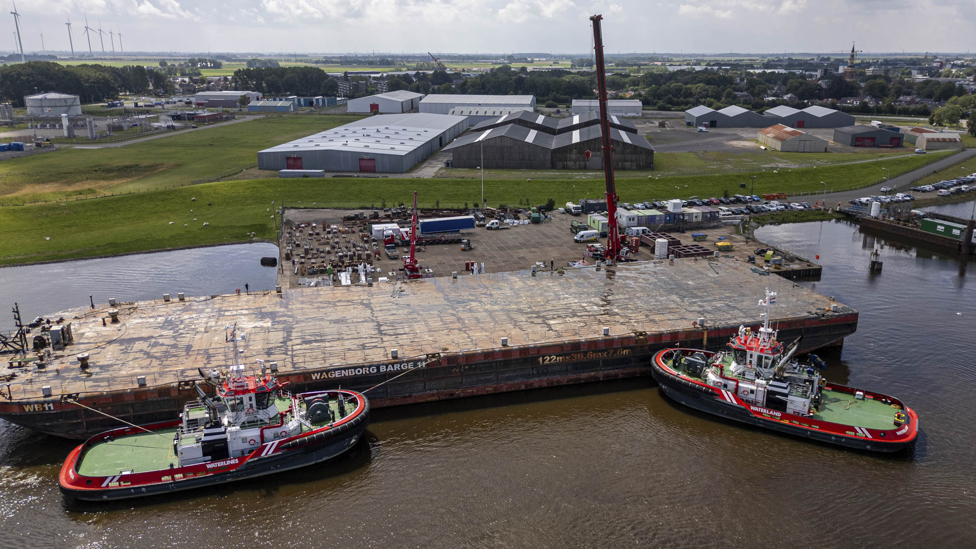 Mobilization pontoon marks start of Wagenborg's first decommissioning ...