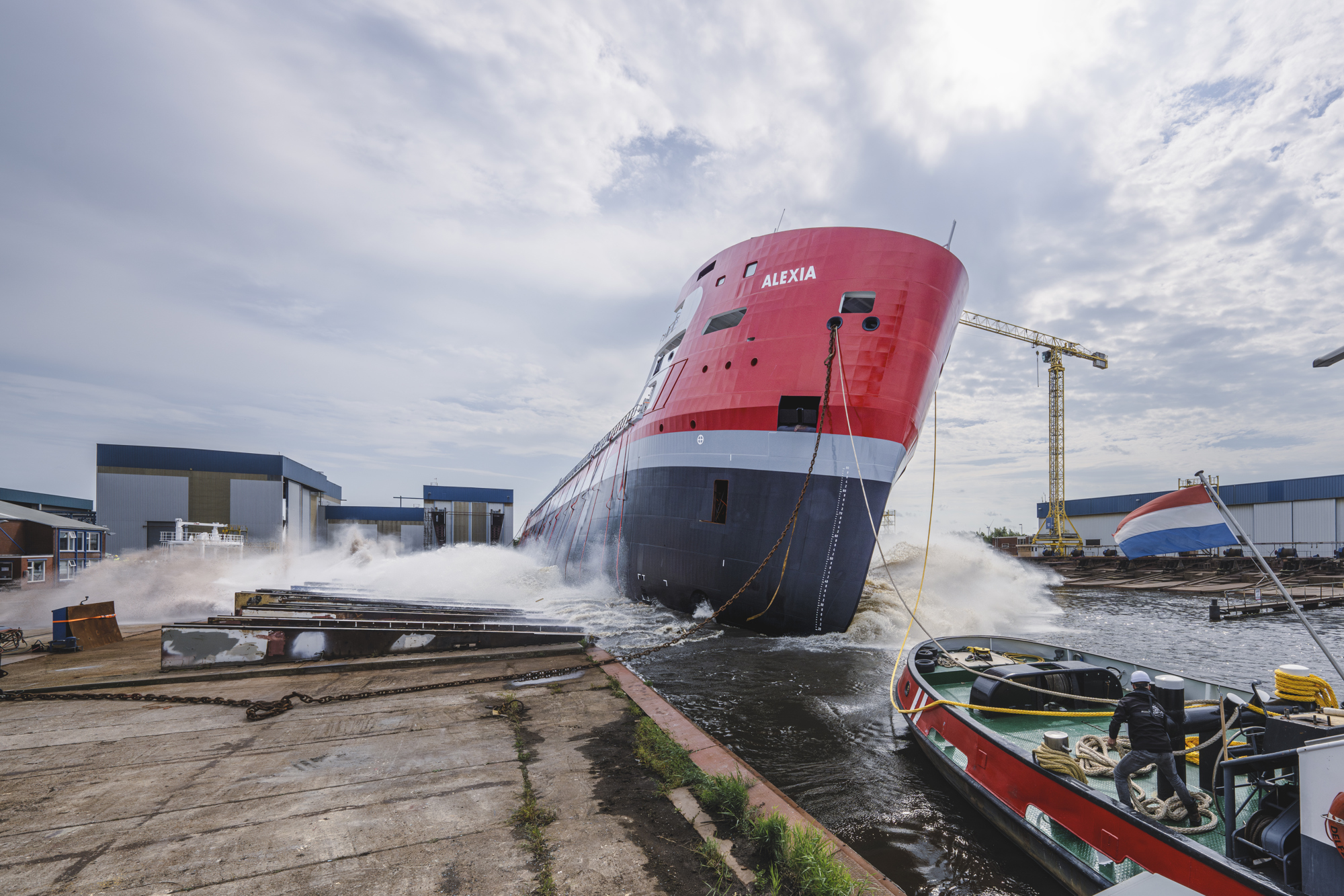EasyMax 4 ‘Alexia’ launched successfully at shipyard Niestern Sander