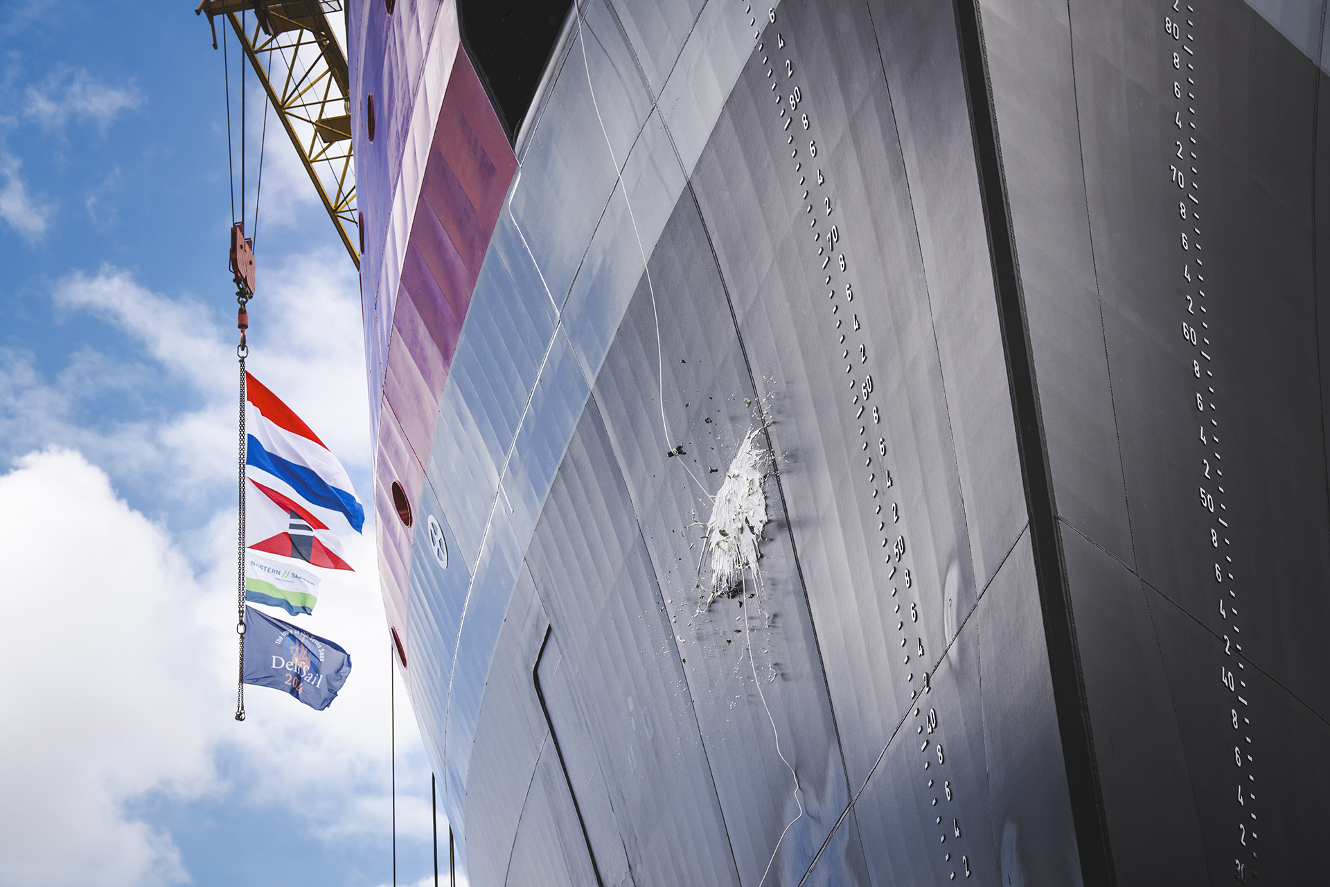 Queen Máxima christens Easymax vessels ‘Maxima’ and ‘Alexia’ during ...